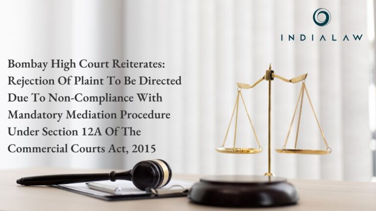 Bombay High Court Enforces Rejection of Plaint for Skipping Mediation