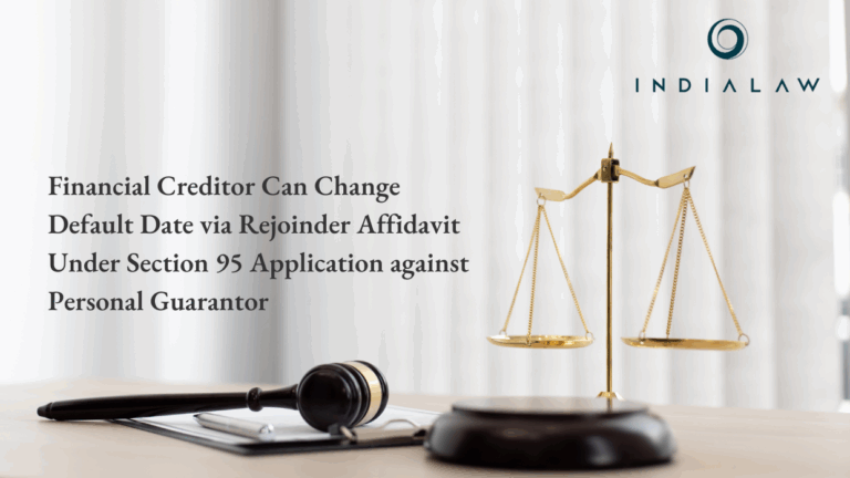 Creditor Can Amend Default Date via Affidavit in Section 95