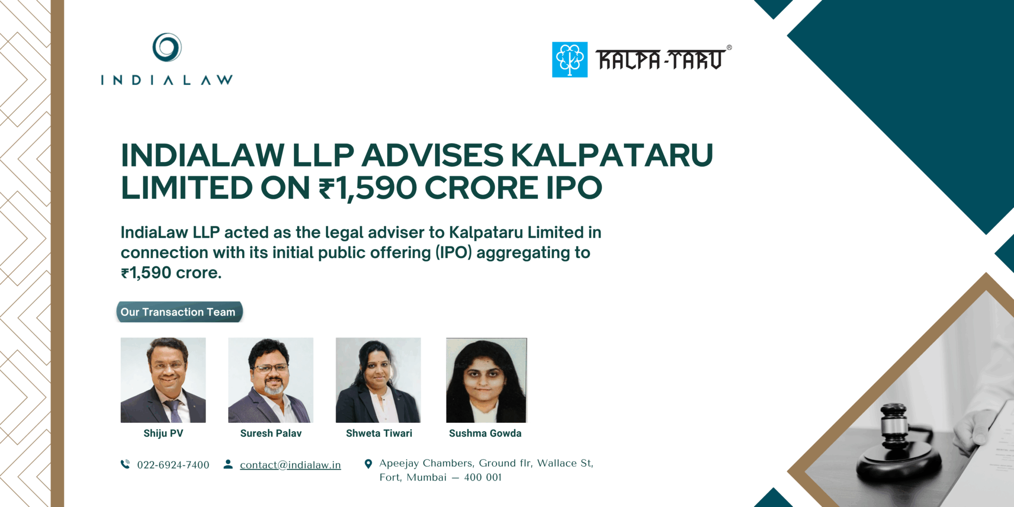 PAN India Law Firm, Legal Firm - IndiaLaw LLP